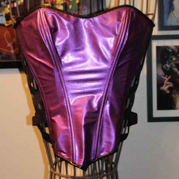 Lip Service | Tops | Leg Avenue Nwt Vinyl Strappy Bustier | Poshmark